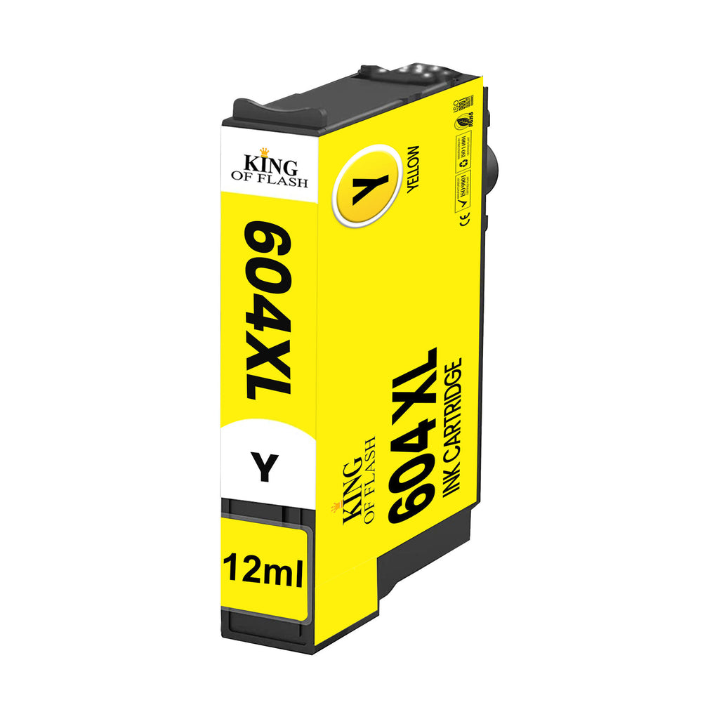 Compatible Epson 604XL Yellow High Capacity Ink Cartridge - x 1 — King ...